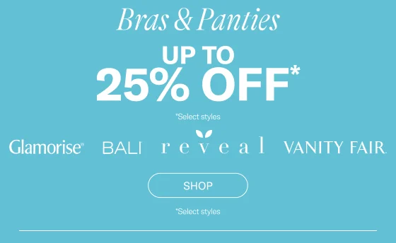 Bare Necessities: Shop & Save: Bras & Panties 25% Off, 30% Off Glamorise & More | Milled
