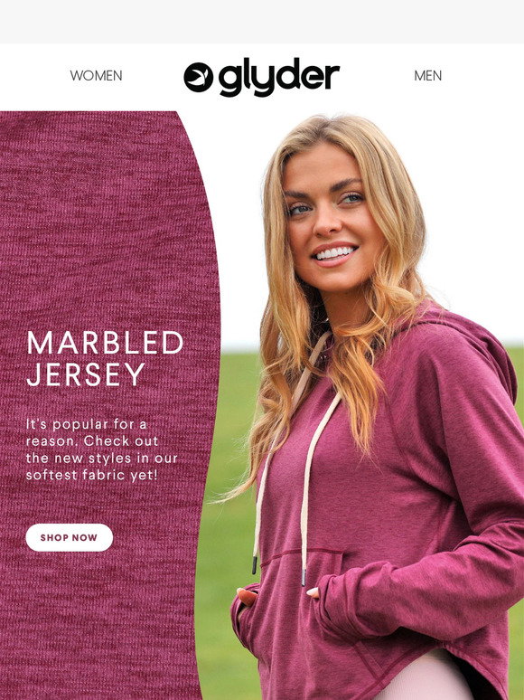 Glyder: Our Softest Fabric Yet - Marble Jersey | Milled