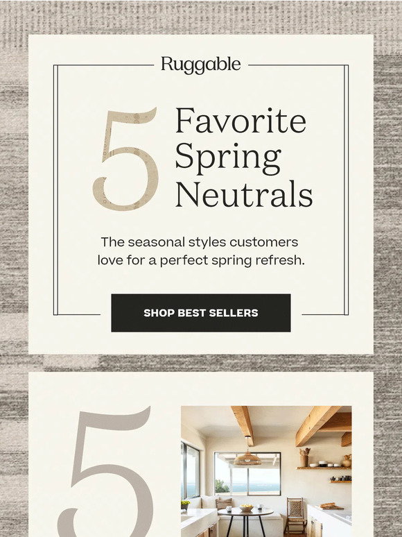 Ruggable: Top 5 Spring Neutral Styles | Milled