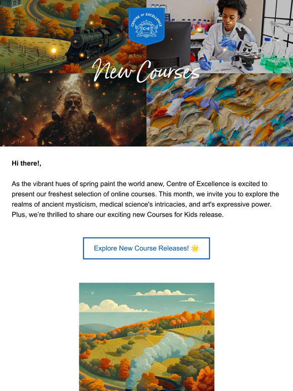 Centre of Excellence: 🎓 New Courses Alert: Your Journey to Mastery ...