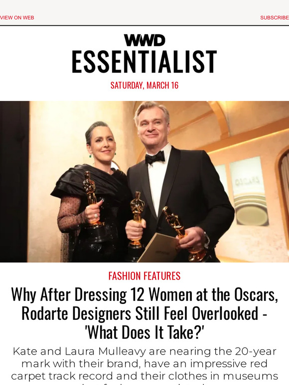 Women's Wear Daily: Why After Dressing 12 Women at the Oscars, Rodarte ...