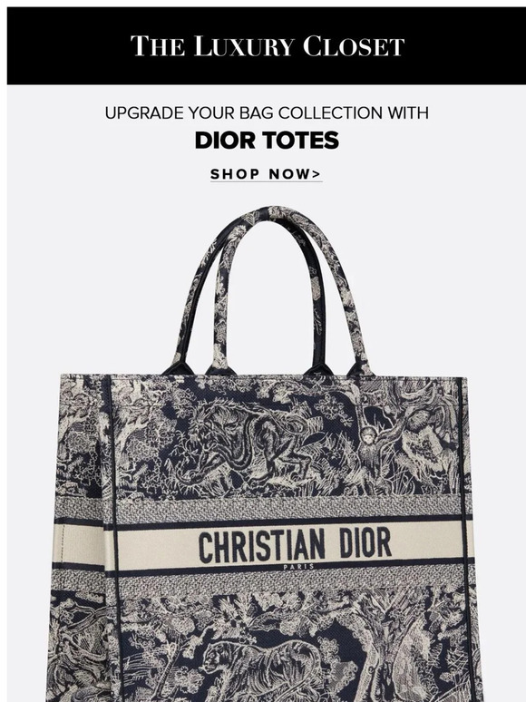 The Luxury Closet: Upgrade your bag collection with Dior totes | Milled