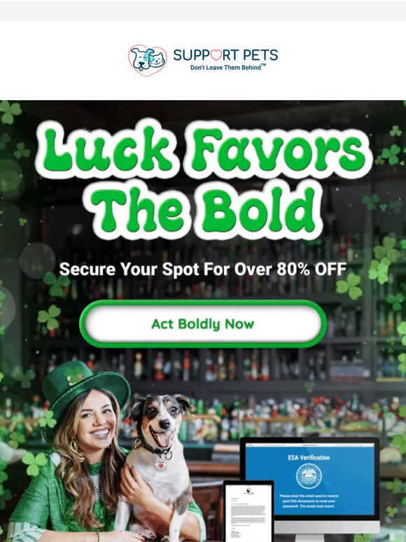 Support Pets: 🌈 Is Your Luck Running Out? Secure ESA Approval Now! | Milled