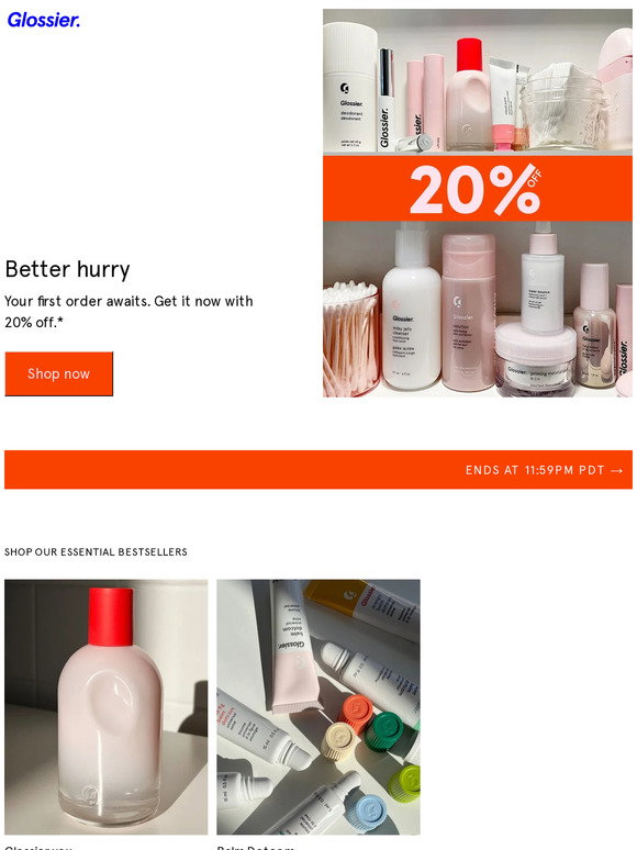Glossier Email Newsletters: Shop Sales, Discounts, and Coupon Codes