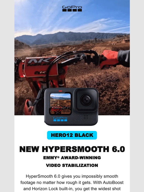 GoPro: HERO12 Black Raises the Bar in Video Stabilization with All-New ...
