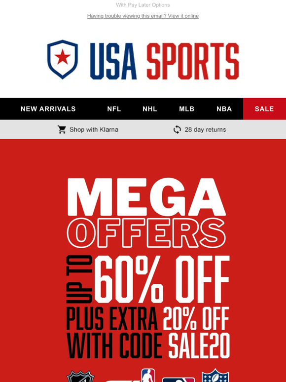 USA Sports: Slam Dunk Extra 20% OFF NBA Sale Items 🏀 | Milled