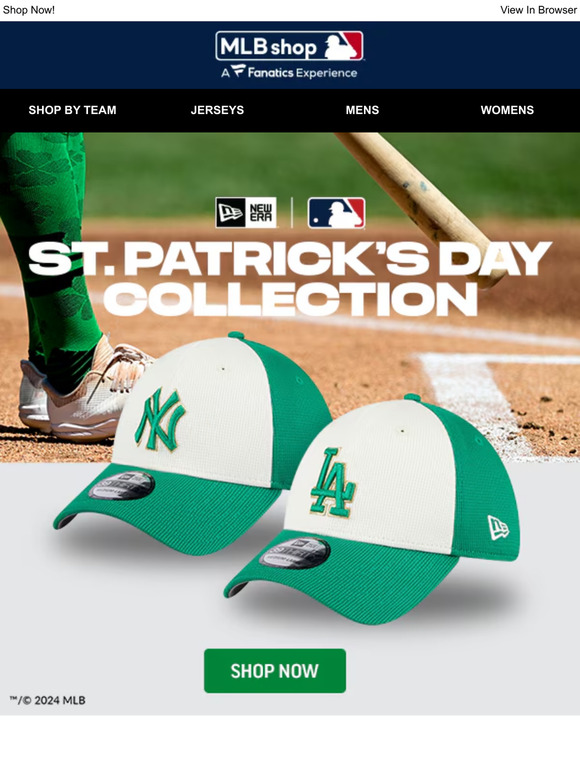Major League Baseball: Celebrate St Patrick's Day with New Era | Milled