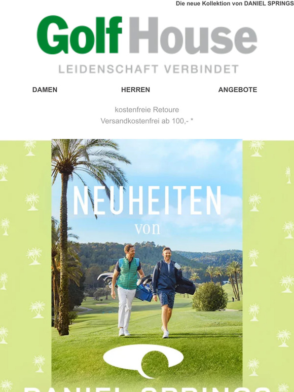 Golf House: Die neue Kollektion von DANIEL SPRINGS ist da! | Milled