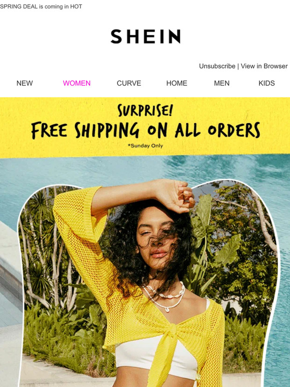 SHEIN Email Newsletters: Shop Sales, Discounts, and Coupon Codes