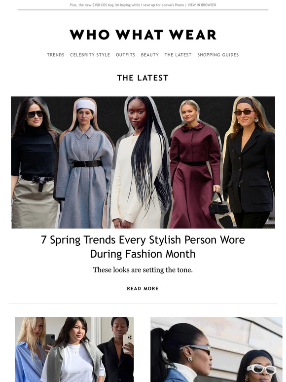 Who What Wear: 7 spring trends every stylish person wore during fashion ...