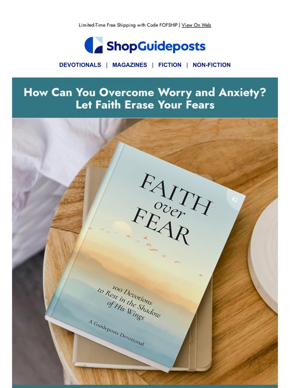 Guideposts: Early Access: Pre-Order 'Faith over Fear' Now | Milled