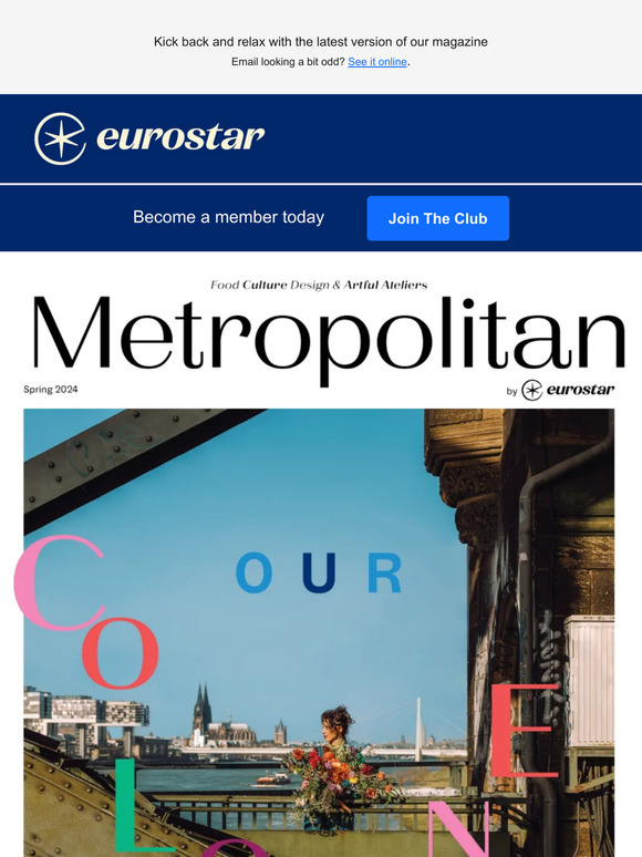 Eurostar: 🚨 Drop everything: the spring edition of Metropolitan is here ...