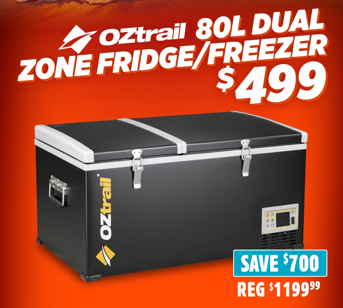 Anaconda: $499 OZtrail 80L Dual Zone Fridge/Freezer | Milled