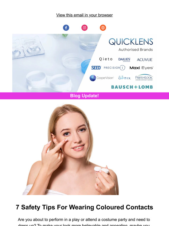 Quicklens: Here's 7 Safety Tips For Wearing Coloured Contacts! 🍭 | Milled