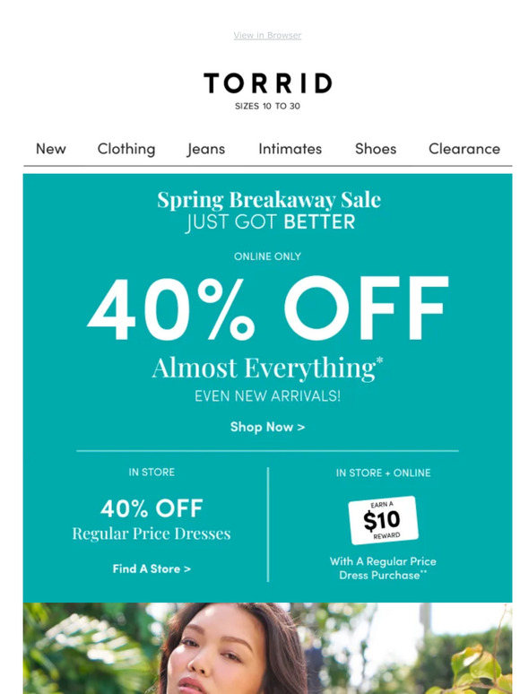 Torrid: Vacay styles are here! Head to the Destination Shop 🌼🌞 | Milled