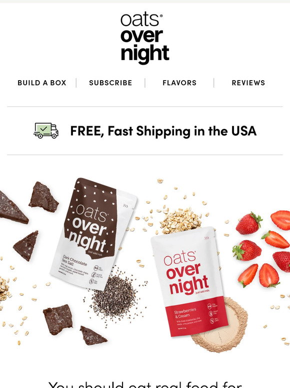 Oats Overnight: Ingredients you can actually read. | Milled