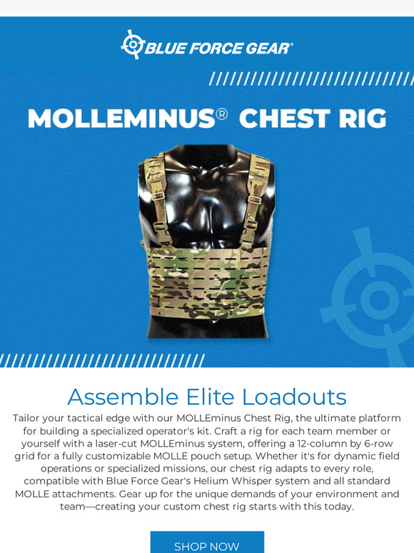 Blue Force Gear: Command Your Mission’s Custom Chest Rig Design | Milled