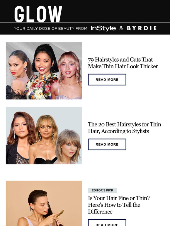 InStyle: 79 hairstyles that will make thin hair look so much thicker ...