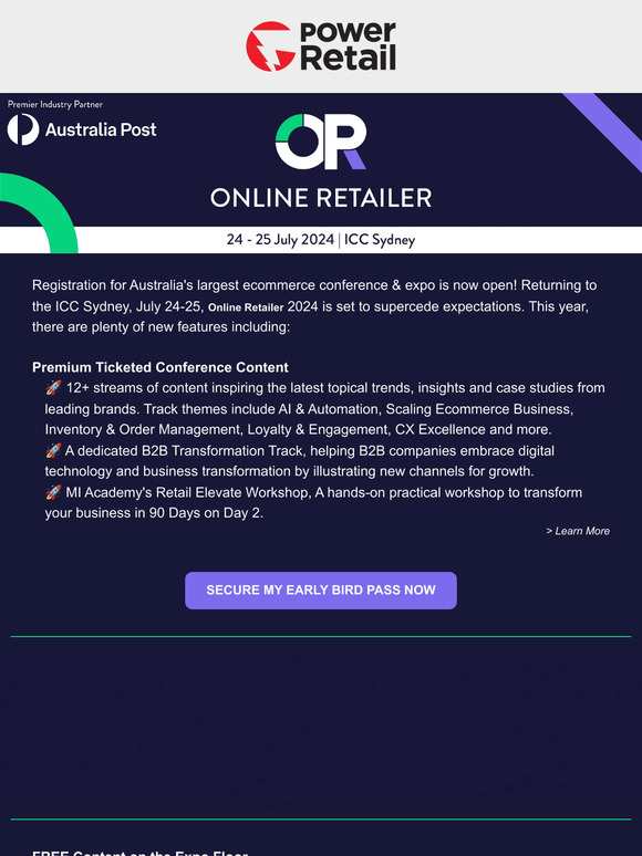 Power Retail: Registration Now Open! Australia's Largest Ecommerce ...