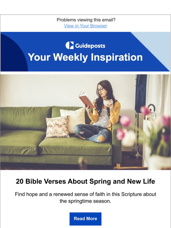 Guideposts: 20 Bible Verses About Spring and New Life | Milled