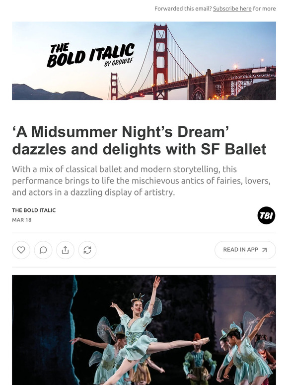 The Bold Italic: ‘A Midsummer Night’s Dream’ dazzles and delights with SF Ballet | Milled