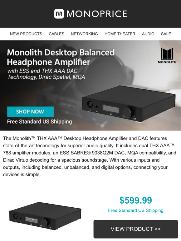 Monoprice: TAKE A CLOSER LOOK ! New Monolith™ Balanced Desktop ...