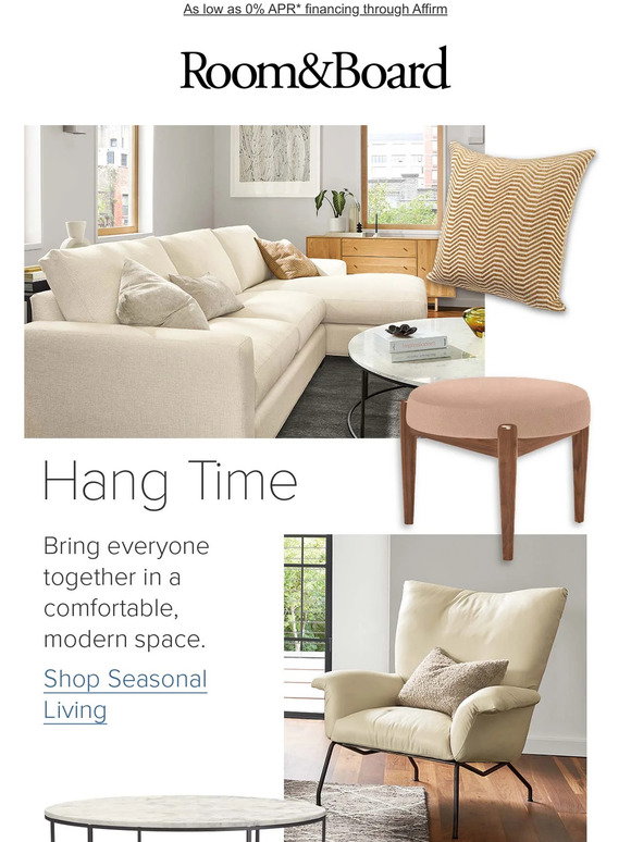 Room & Board: Refresh your living space for spring | Milled