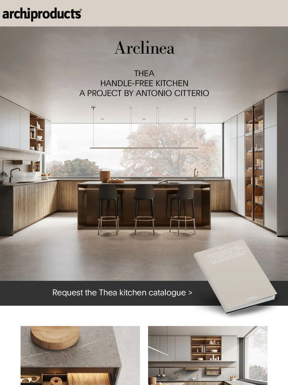 Archiproducts: Arclinea, Thea kitchen: naturalness, craftsmanship and ...