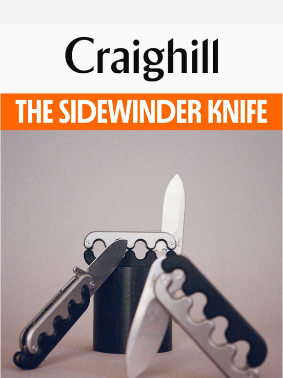 Craighill: Introducing the Sidewinder Knife | Milled