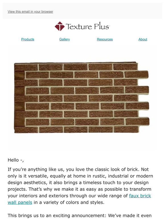 Texture Plus: See What’s New at Texture Plus | Milled