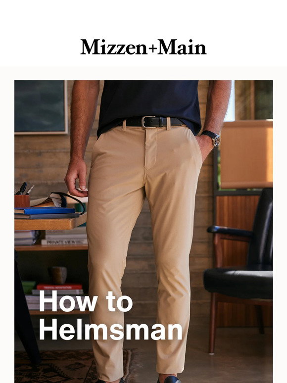 Mizzen+Main: How to wear the Helmsman | Milled