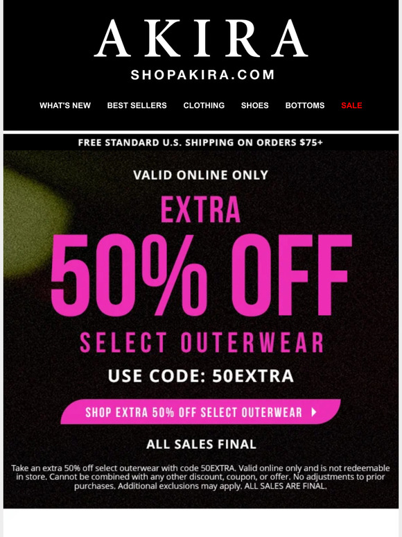 AKIRA: EXTRA 50% OFF | Milled