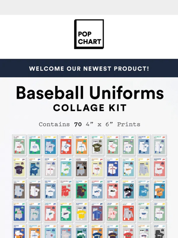 Pop Chart Lab: Now Batting: Our NEW Collage Kit ⚾ | Milled