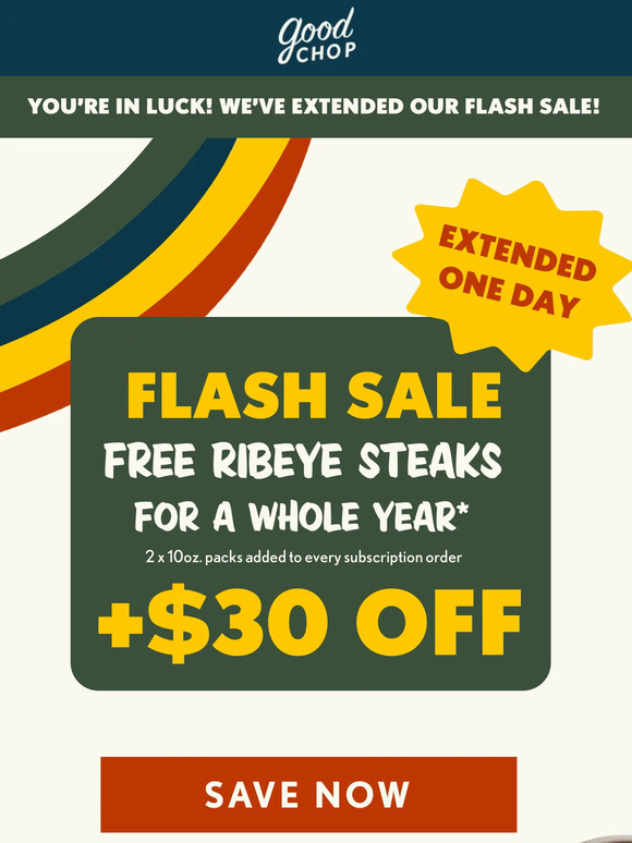 Good Chop: 🚨EXTENDED ONE DAY: Ribeyes For a YEAR! | Milled