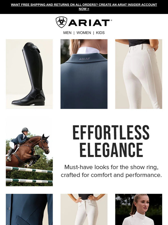 Ariat: New! Must-Have Looks For Show | Milled