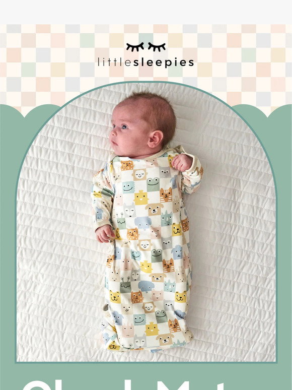 Little Sleepies: JUST DROPPED: The Sweetest New Print 🤍🩶 | Milled