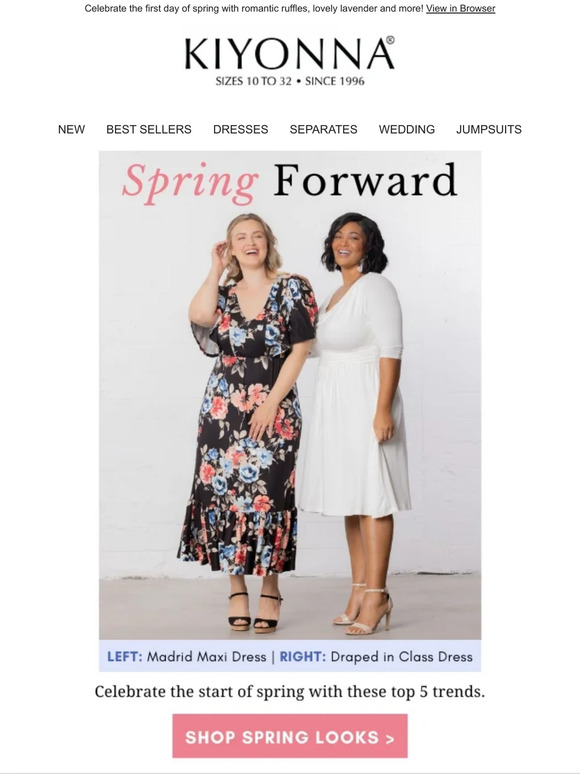 Kiyonna Clothing: *spring* TRENDS with Benefits | Milled