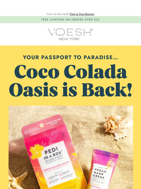 VOESH New York: 🌴Tropical Takeover: Coco Colada Oasis is BACK! 🥥 | Milled