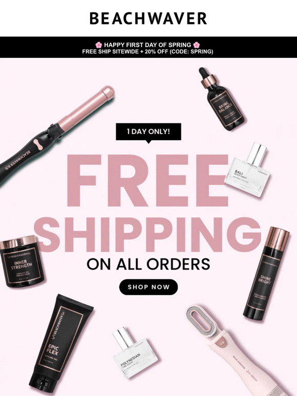 Beachwaver: Kick off spring with fresh haircare & tools! 🌸 🥥 | Milled