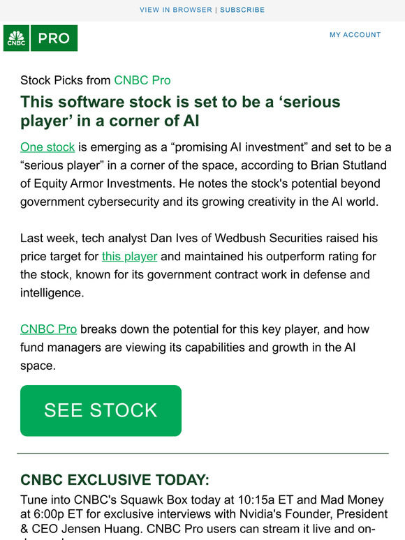 CNBC: This stock is a promising AI investment at nearly 60% upside ...