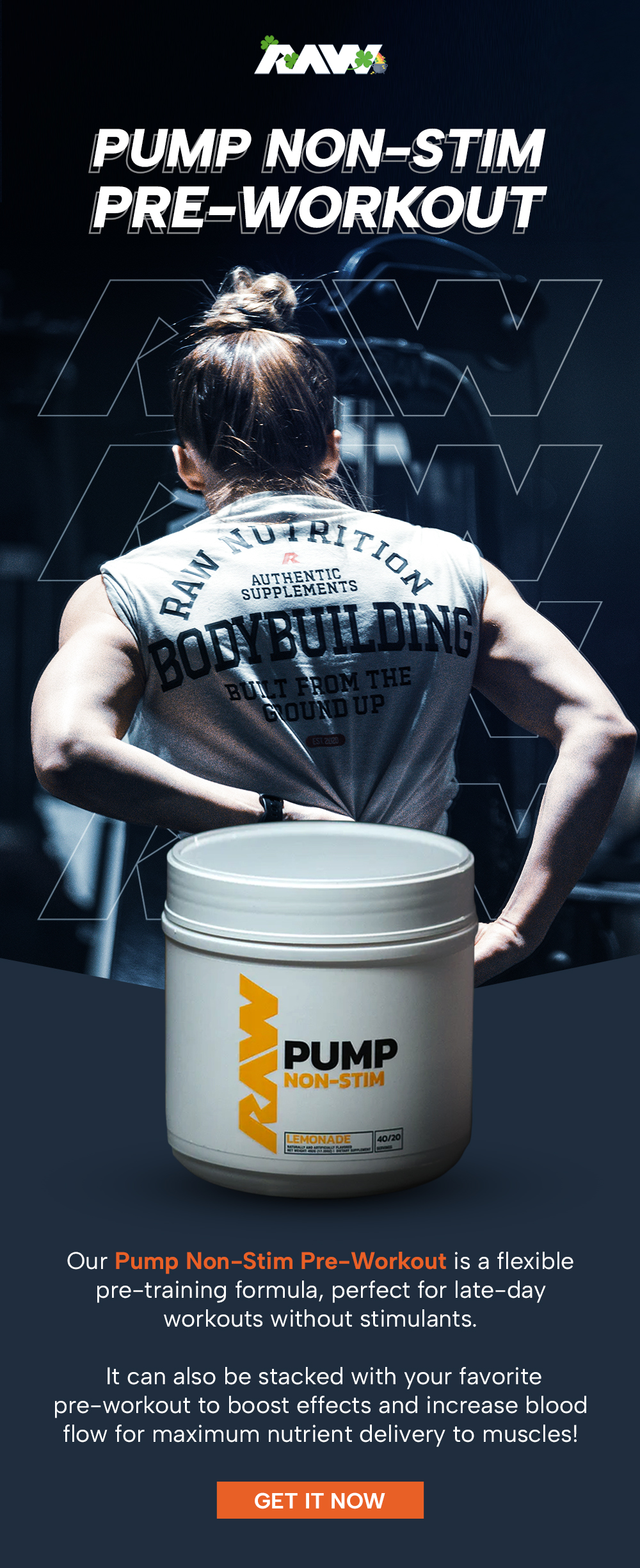 Raw Nutrition: Pump Non-Stim Pre-Workout 💪 | Milled