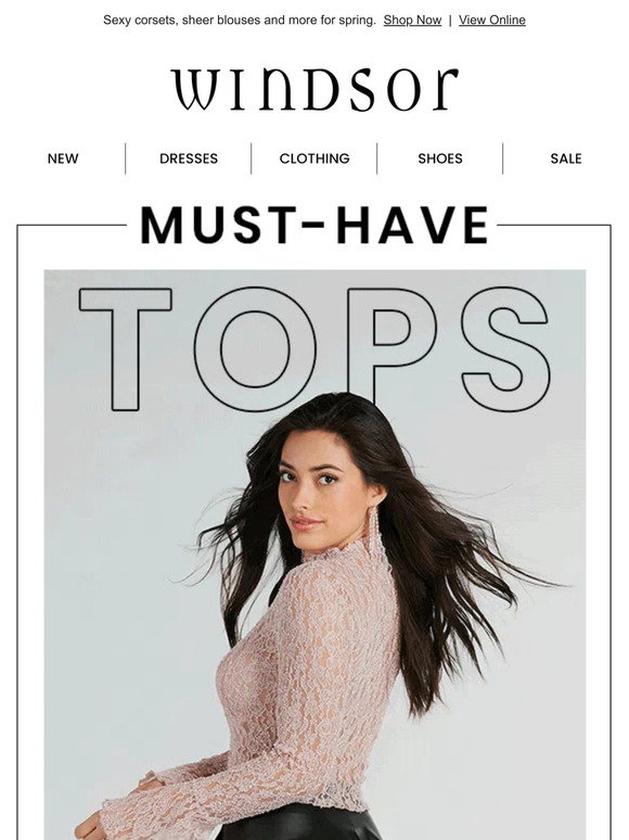Windsor Fashions: Now Trending: Tops | Milled