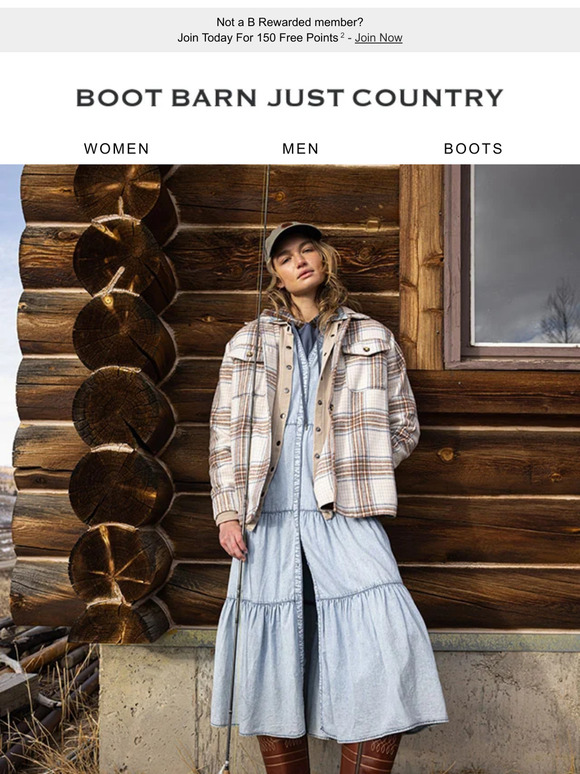 Boot Barn: Shacket season | Milled