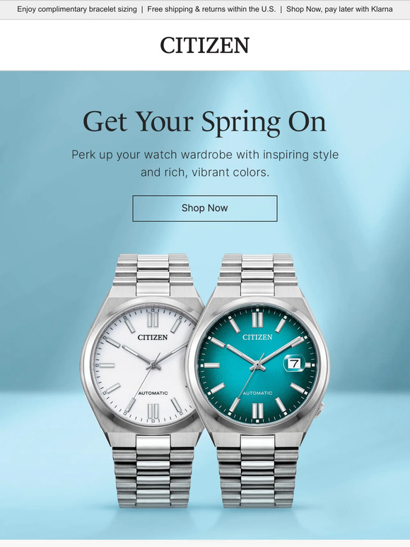 Citizen: Spring has Finally Sprung! | Milled