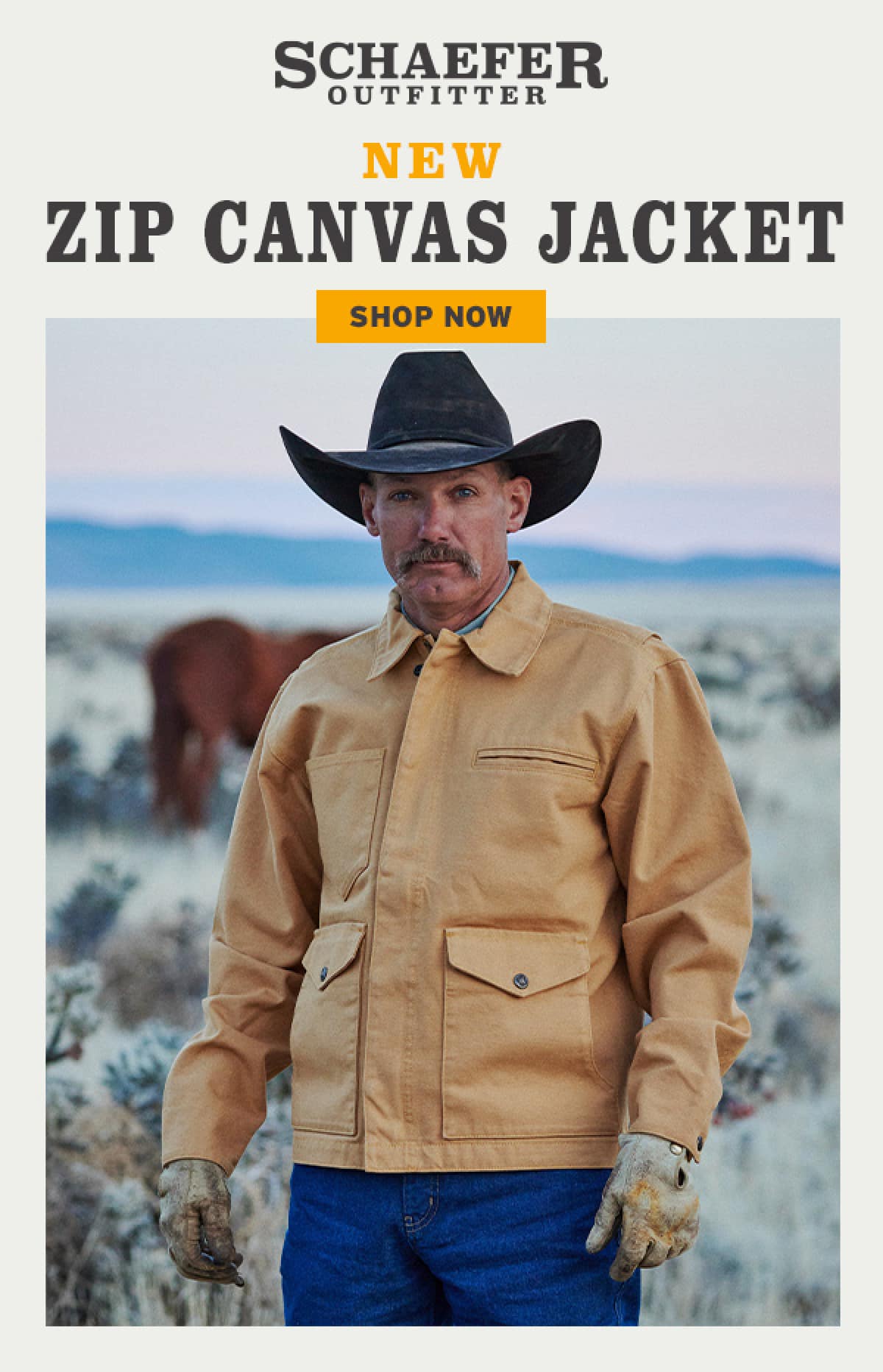Schaefer Outfitter: NEW: Zip Canvas Jacket | Milled