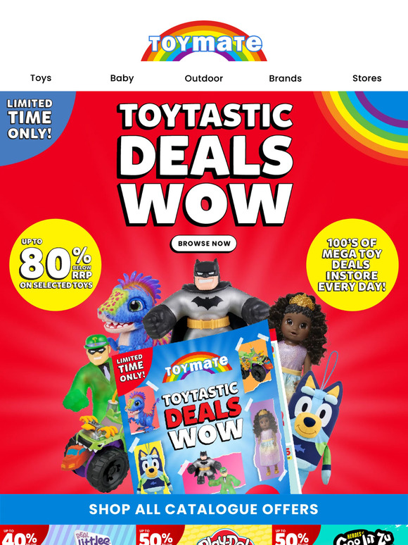 Toymate: New catalogue out now! Check our hot deals on Bluey, Heroes of ...