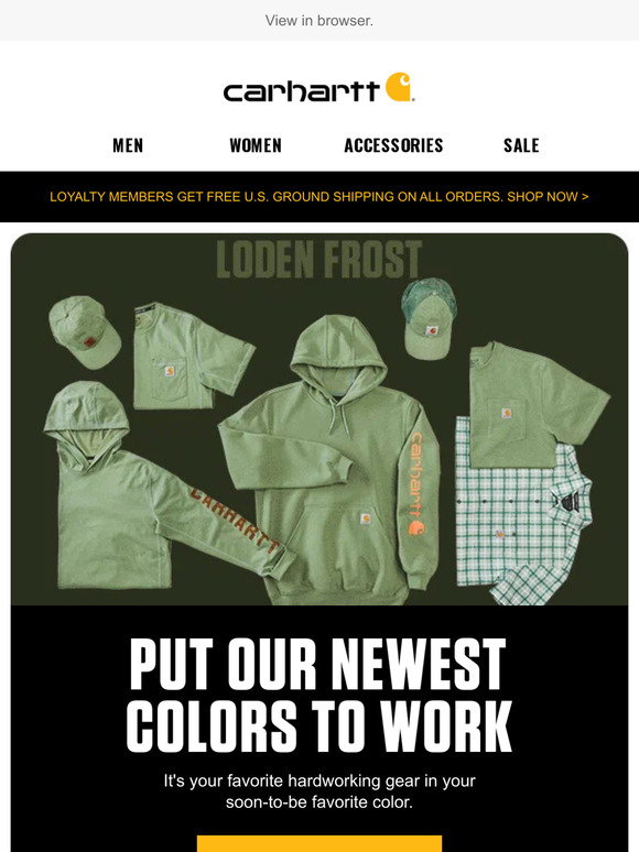 Carhartt: Inspired by the colors of work | Milled