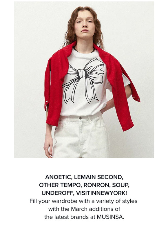 Musinsa: 📣 [March New-In] Meet the latest brands! | Milled