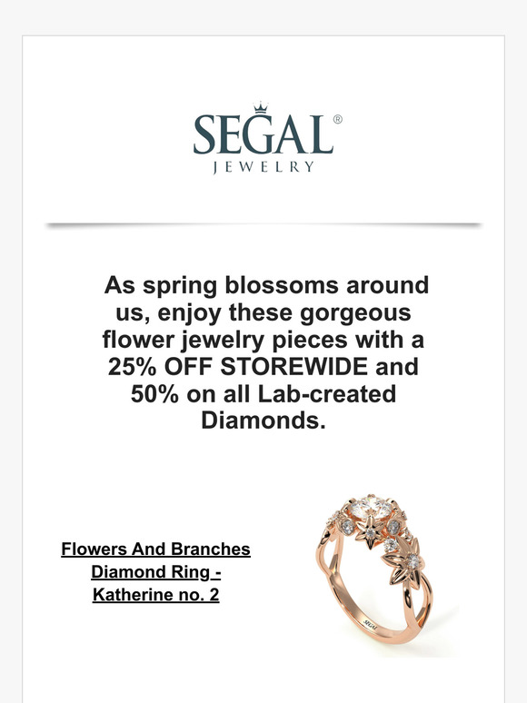 Segal Jewelry: Meet the spring with these beautiful floral jewelry ...