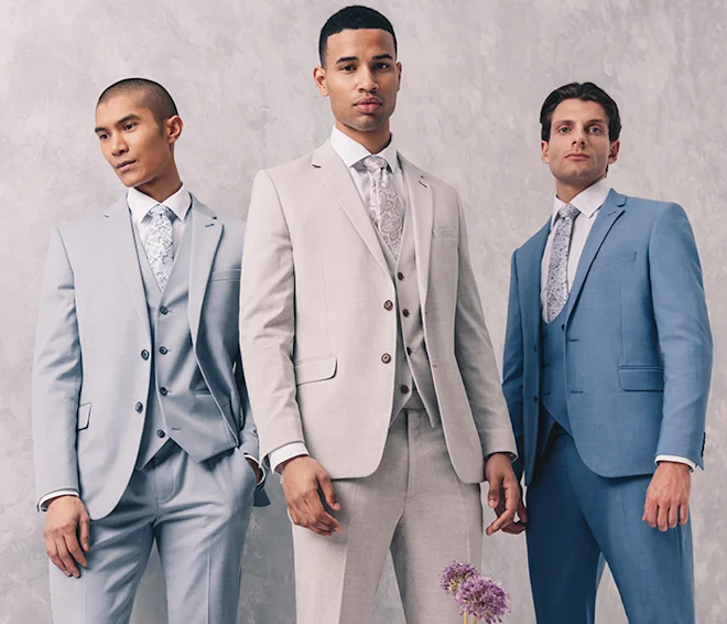 Slaters Menswear: Spring Suits 🌻 Find Your Wedding Style | Milled